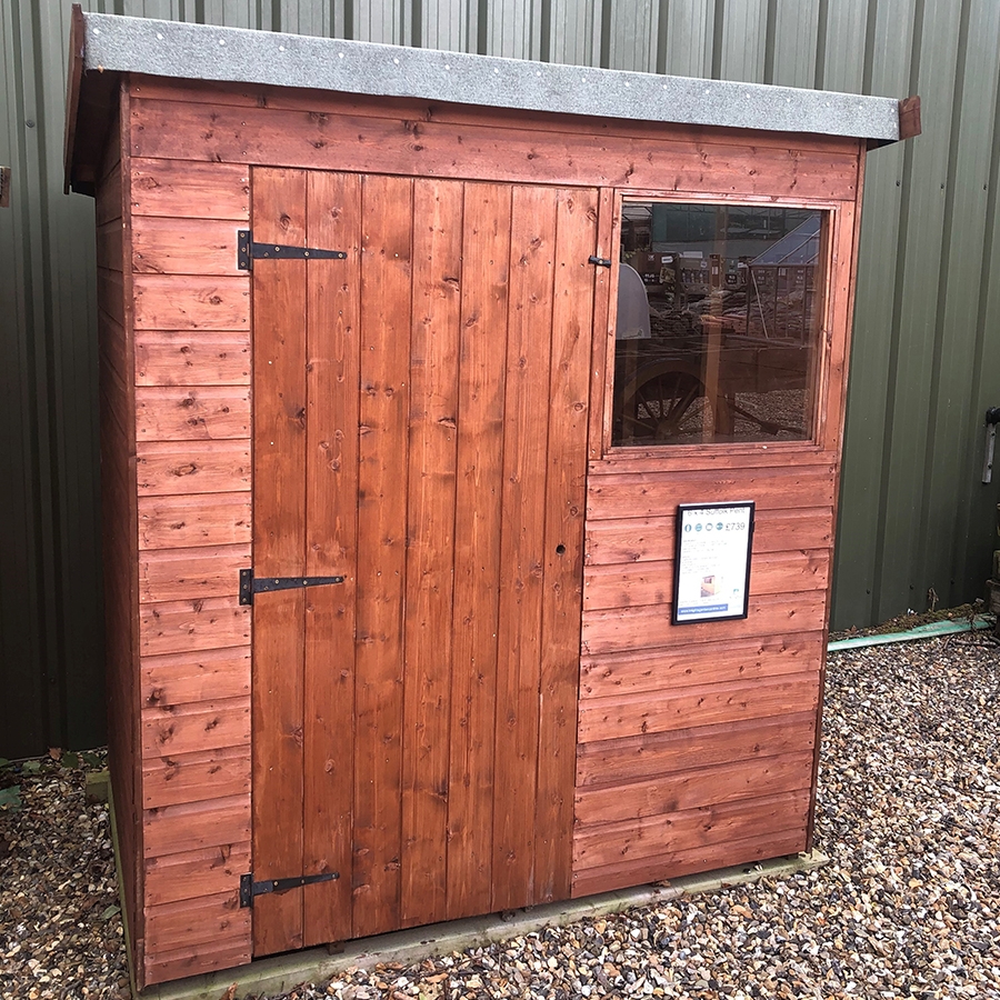 Albany Shed Suffolk Pent 604 - Knights Garden Centres