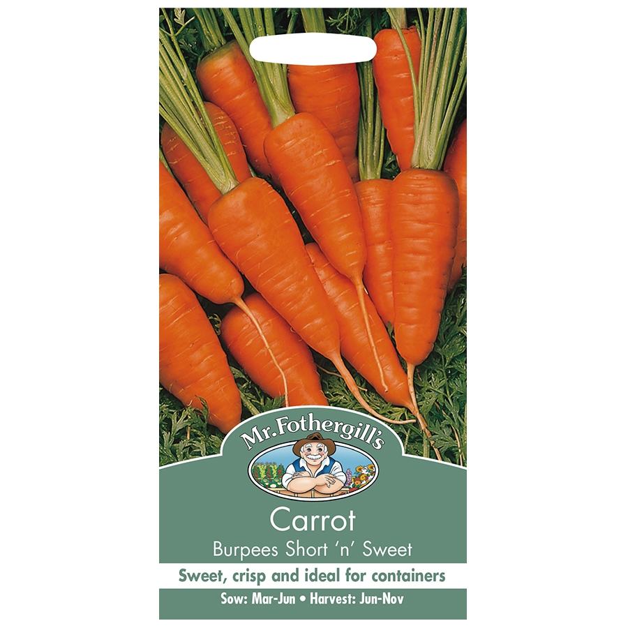Carrot Seeds Burpees Short 'n' Sweet - Knights Garden Centres