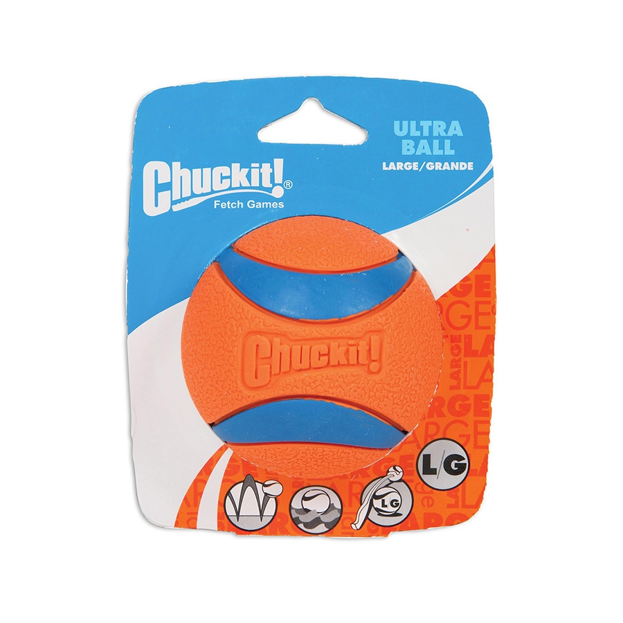 Chuckit Ultra Ball Lrg 1pk 7.3cm - Knights Garden Centres