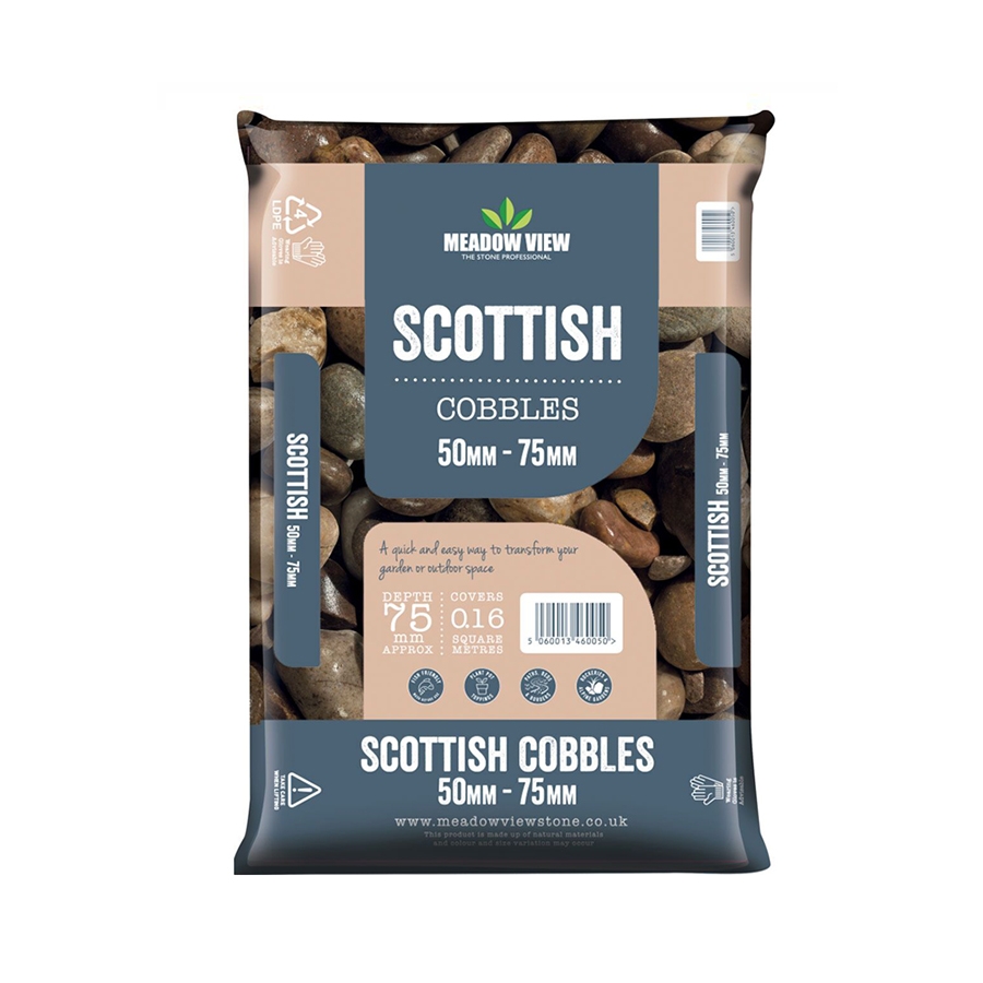 Cobbles Scottish 50-75mm - Knights Garden Centres