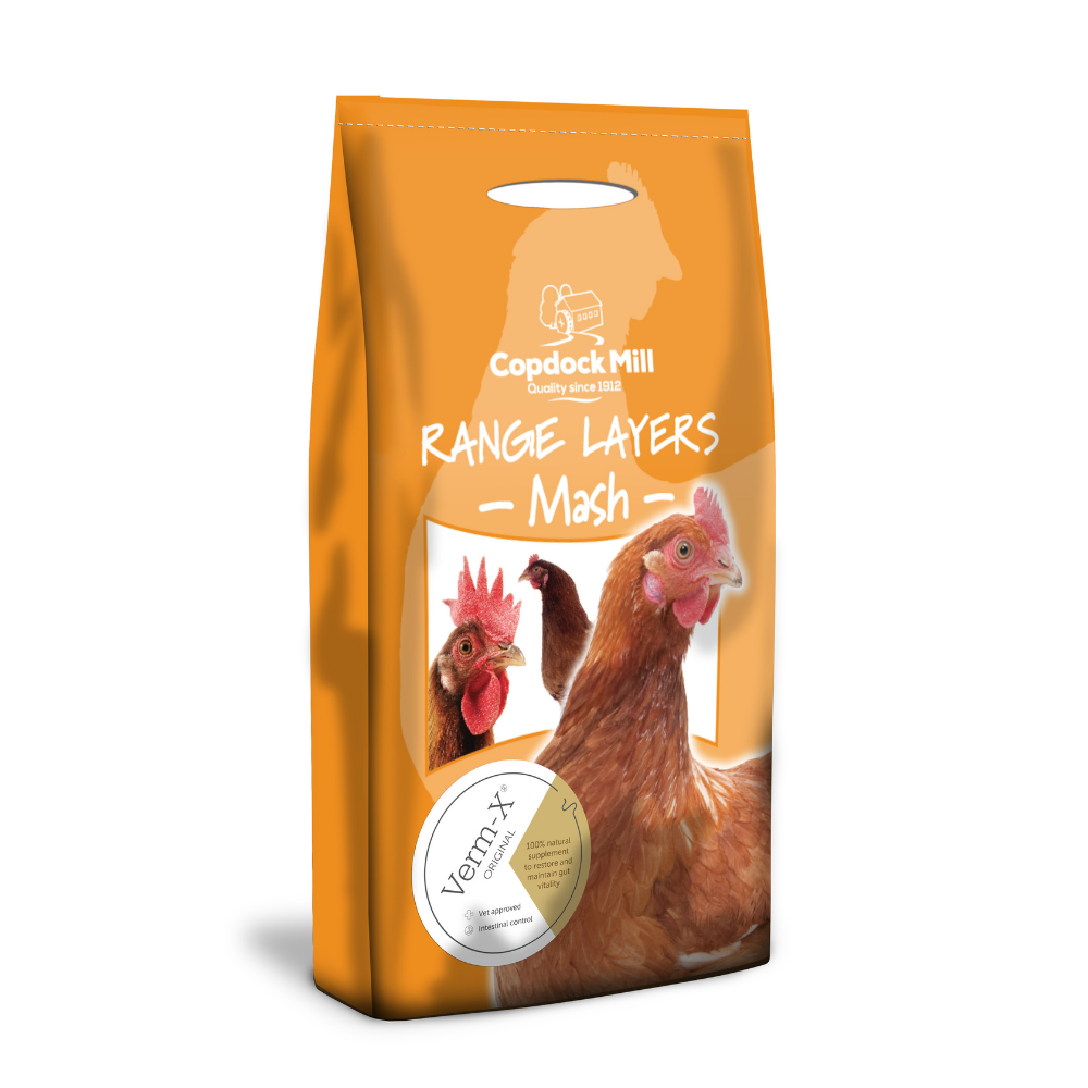 Copdock Range Layers Pellets +Verm-X 5kg - Knights Garden Centres