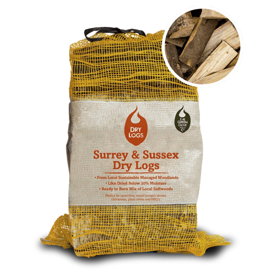 Dry Logs Kiln Dried Softwood 30litre net - Knights Garden Centres