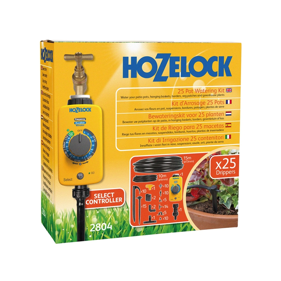 Hozelock Auto Watering 25 pot Watering Kit - Knights Garden Centres