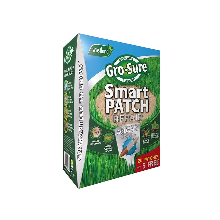 Lawn Seed Gro-Sure Smart Patch Repair Box - Knights Garden Centres