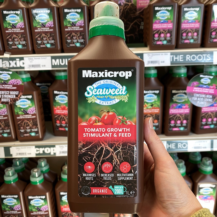 Maxicrop Organic Tomato Natural Fertiliser 1 litre - Knights Garden Centres