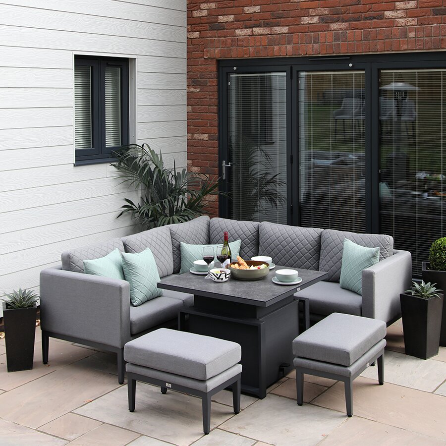 Mirfield Mini Modular Set with 90cm Square Adjustable Table - Knights ...