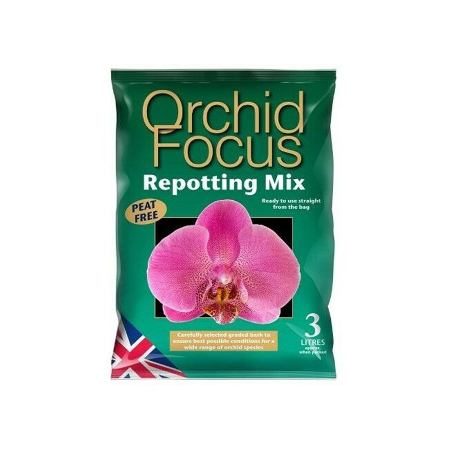 Orchid Focus Repotting Mix 3 litres - Knights Garden Centres