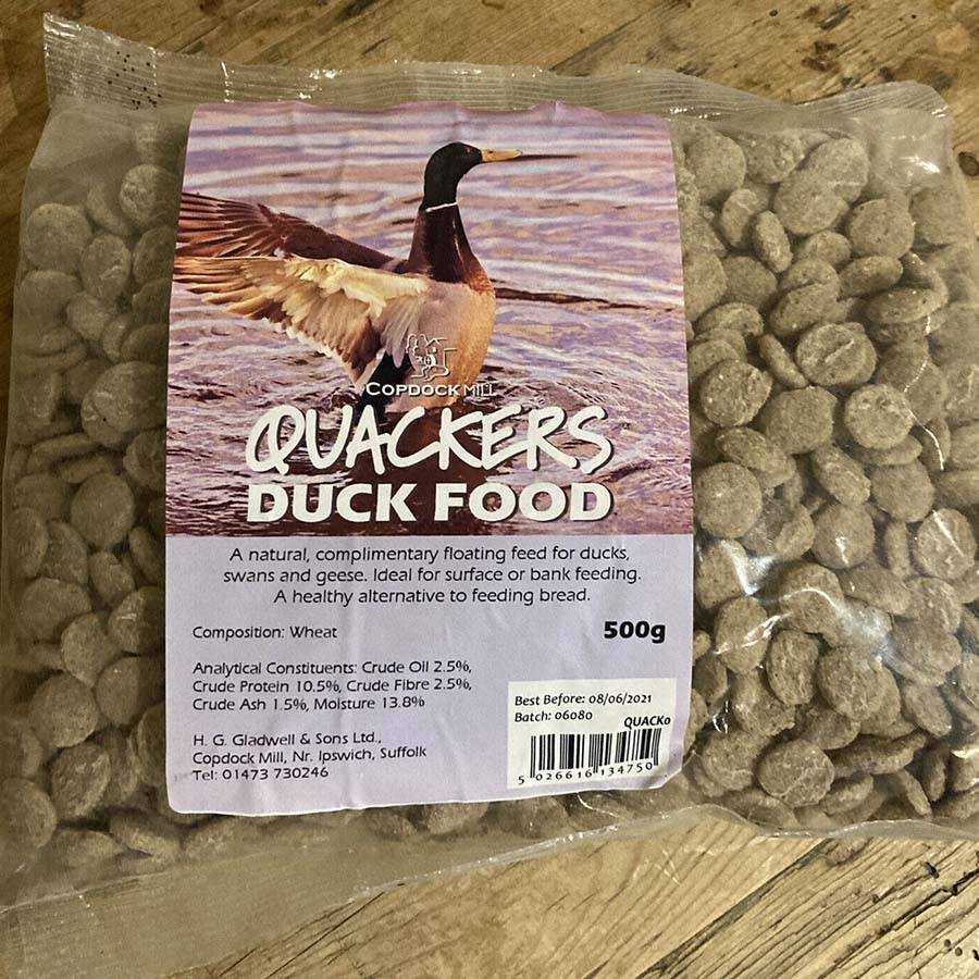 Quakers Duck & Swan Food 500g - Knights Garden Centres